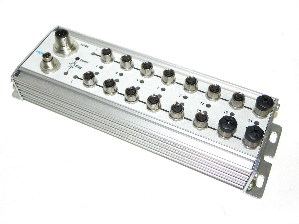 FESTO CP-E16-M8-Z INPUT MODULE CPE16M8Z 16 INPUTS 3 PIN 24VDC — PremiumPLC