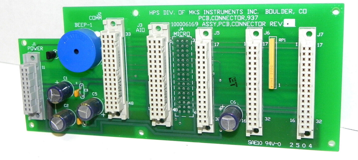 MKS INSTRUMENTS 100006169 ASSY, PCB, CONNECTOR — PremiumPLC