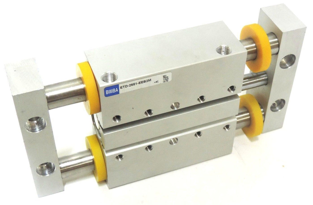 NEW BIMBA ETD-2551-EEB2M PNEUMATIC SLIDE MAX PRESS 10 BAR 140 PSI ...