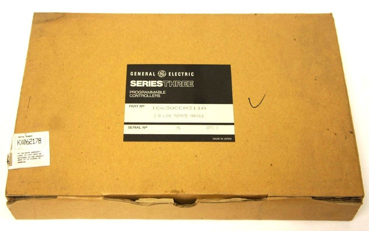 NIB GE FANUC IC630CCM311A I/O LINK REMOTE MODULE SERIES THREE PROG CON ...