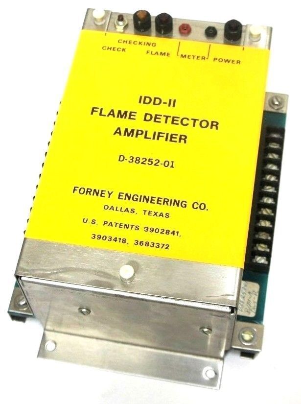 FORNEY IDD-II FLAME DETECTOR AMPLIFIER D-38252-01 D3825201 — PremiumPLC