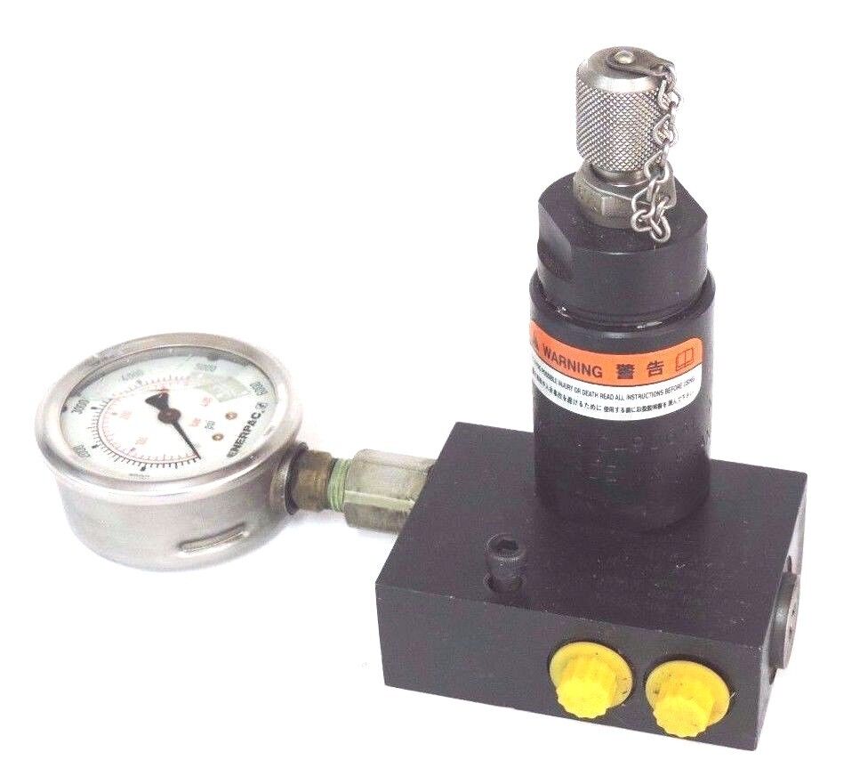 ENERPAC MV722B PILOT OPERATING CHECK VALVE W/ ACL22A ACCUMULATOR ...