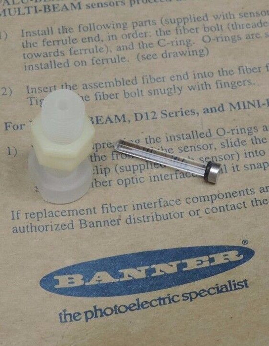 NIB BANNER TGR3/8MPFMQ FIBER END ASSEMBLY FOR OMNI-BEAM — PremiumPLC