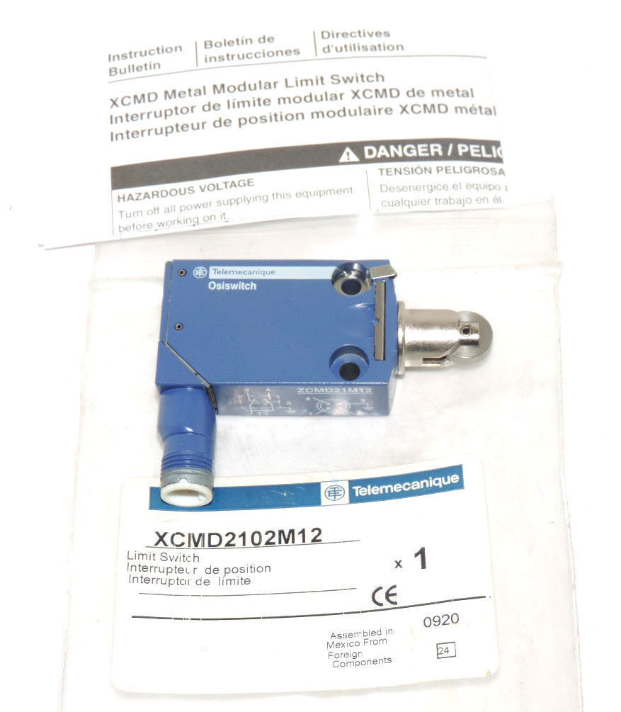 NEW TELEMECANIQUE XCMD2102M12 LIMIT SWITCH — PremiumPLC