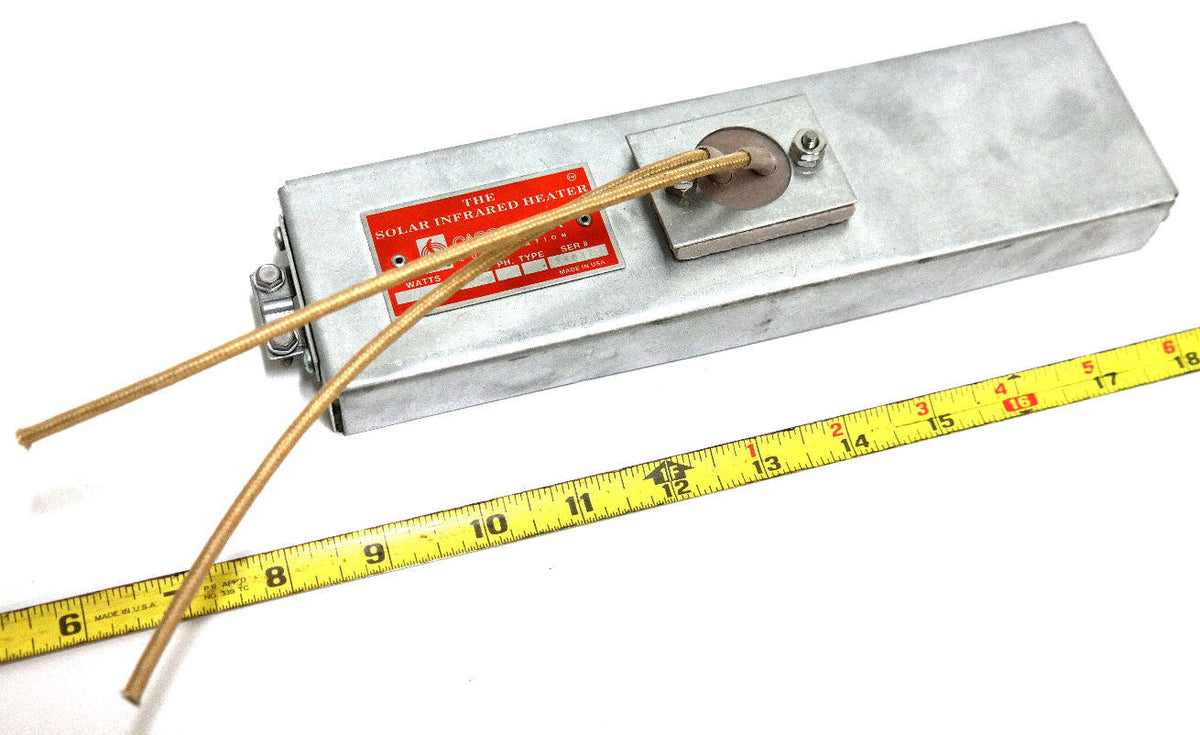 NEW CASSO-SOLAR 1250W 240V CERAMIC SOLAR INFRARED HEATER 9-1/2"LX2-1/2 ...