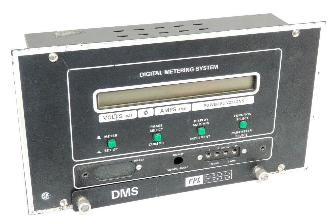 FEDERAL PIONEER DMS-CR DIGITAL METERING SYSTEM DISPLAY DMSCR — PremiumPLC