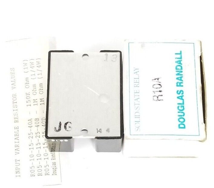 NIB DOUGLAS RANDALL R10A SOLID STATE RELAY — PremiumPLC