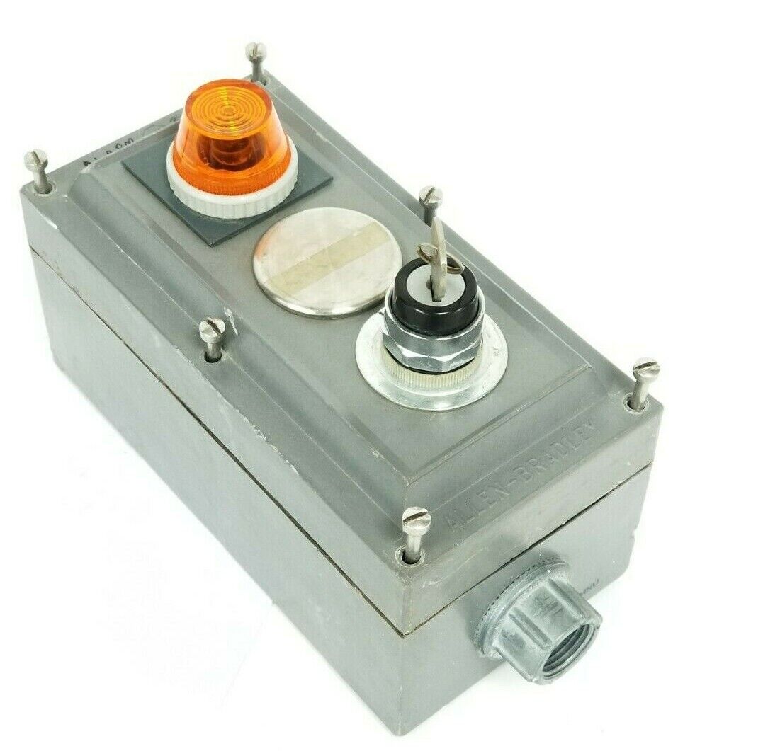 ALLEN BRADLEY 800H-2HAF4R PUSHBUTTON ASSEMBLY SER. C 800H-QR10 800H2HA — PremiumPLC