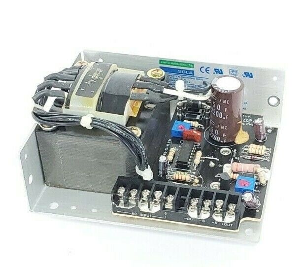 SOLA SLS-24-012T REGULATED POWER SUPPLY LINEAR 28.8W +24VDC@1.2A ...