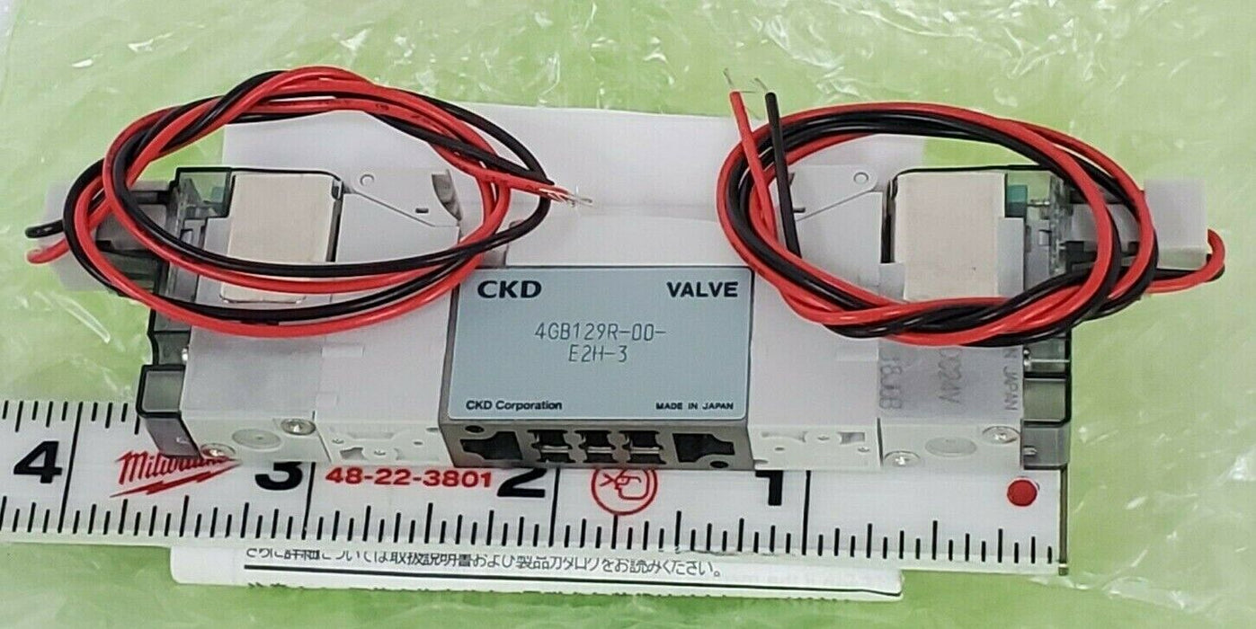 NIB CKD 4GB129R-00-E2H-3 DISCRETE VALVE 4G SERIES DC24V, 4GB129R00E2H3 ...