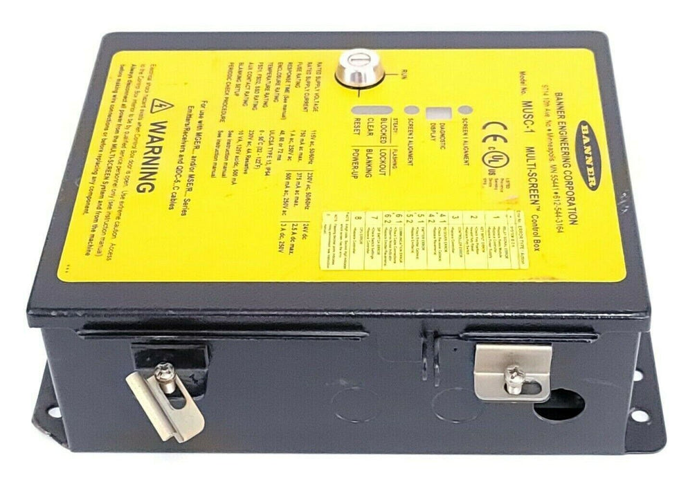 BANNER MUSC-1 MULTI-SCREEN CONTROL BOX MUSC1 — PremiumPLC