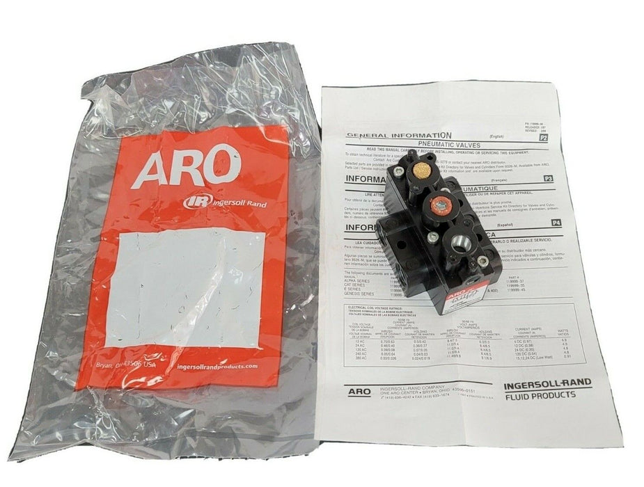 NIB INGERSOLL-RAND A212PS CONTROL VALVE PILOT AIR 1/4 INCH NPT 4 WAY ...