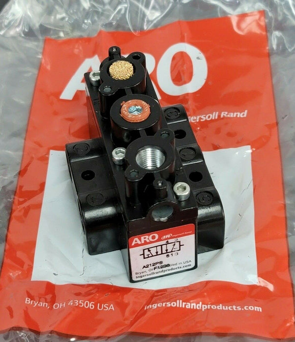 NIB INGERSOLL-RAND A212PS CONTROL VALVE PILOT AIR 1/4 INCH NPT 4 WAY ...