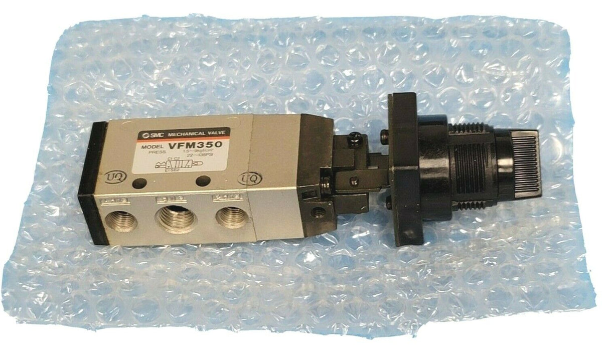 NEW SMC VFM350-02-34B 5-PORT MECHANICAL VALVE - RUBBER SEAL VFM3500234 — PremiumPLC