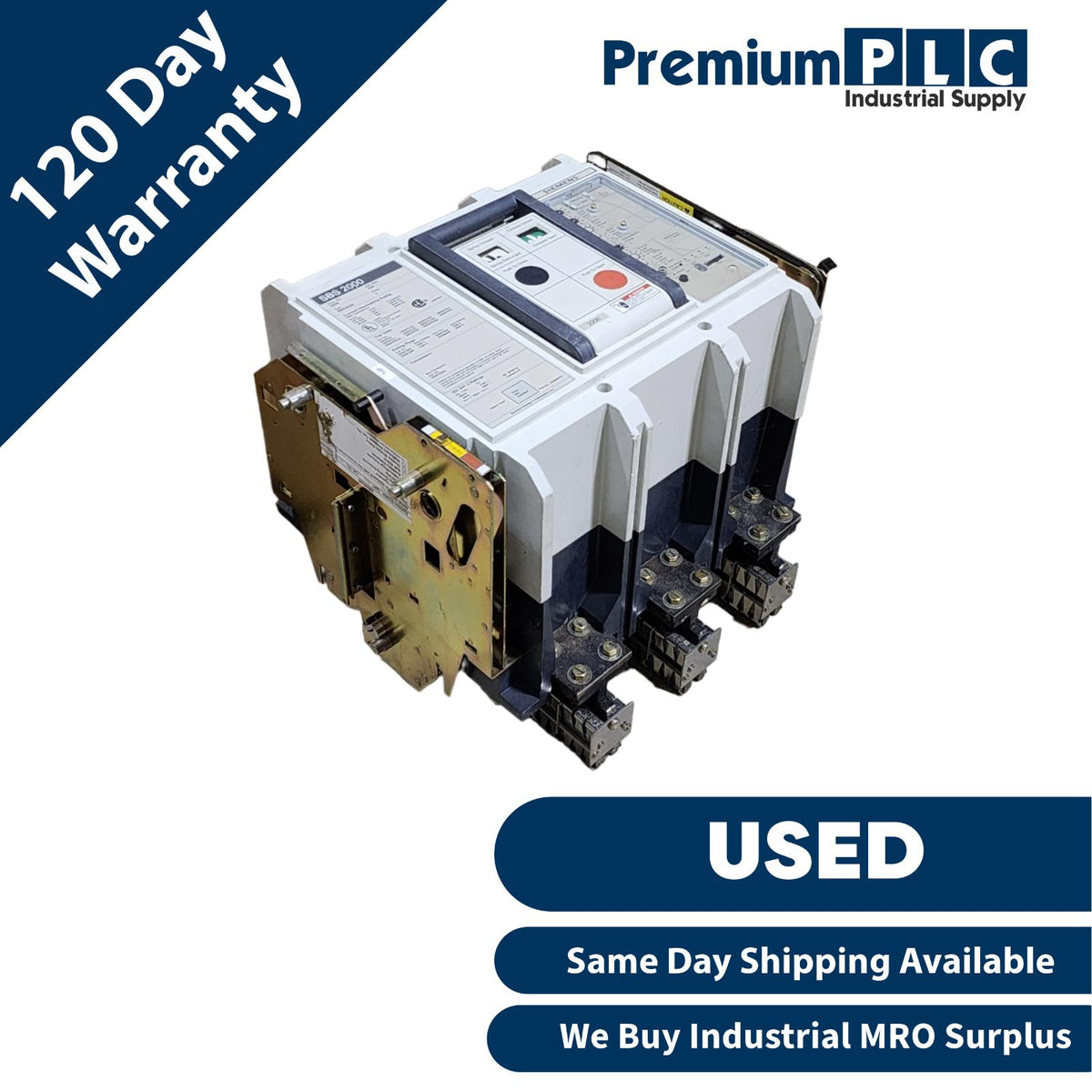 SIEMENS SBS2020DV / SBS2020 DRAWOUT BREAKER SBS-2000 W/2000A TRIP UNIT ...