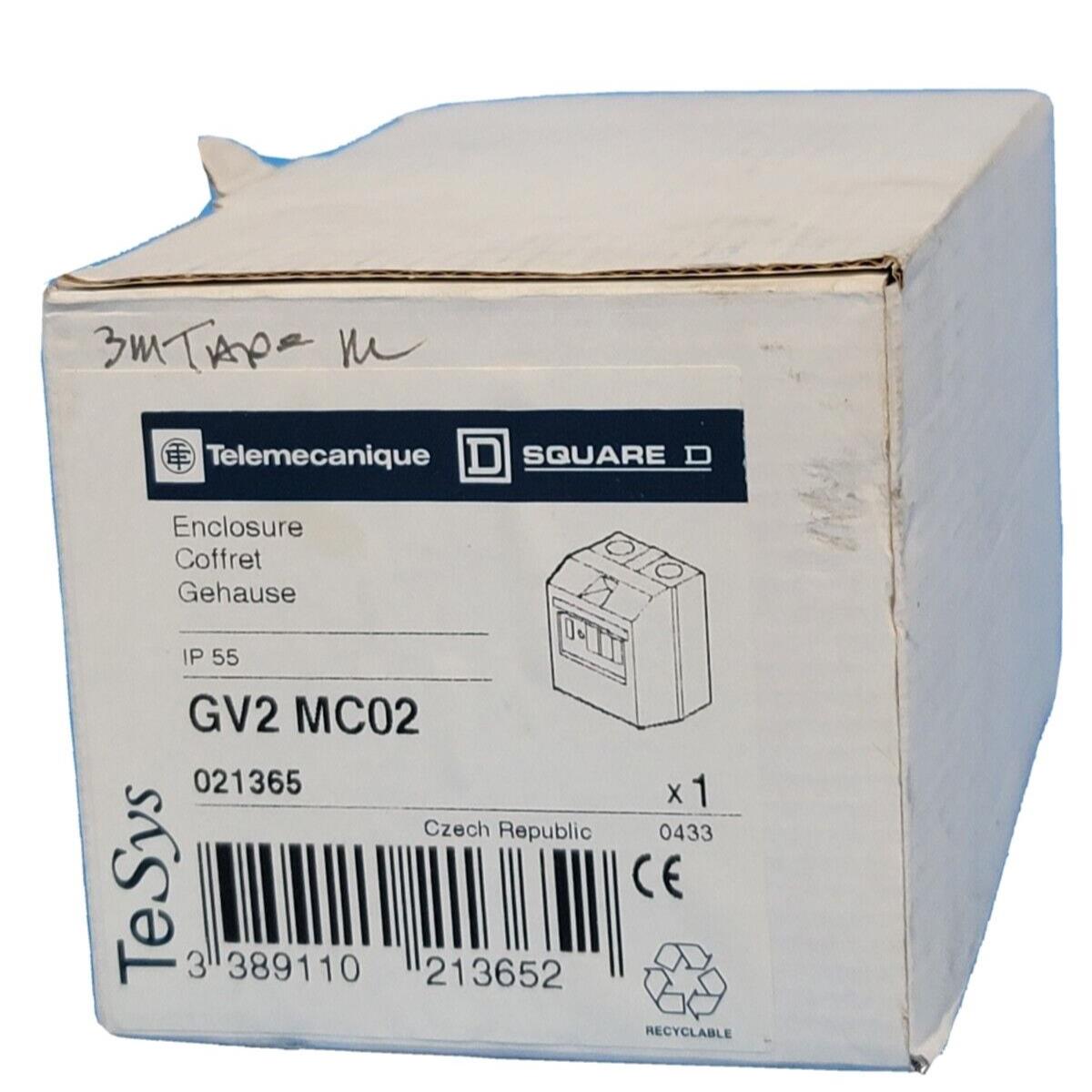 NEW TELEMECANIQUE SQUARE D GV2-MC02 ENCLOSURE GV2MC02 — PremiumPLC