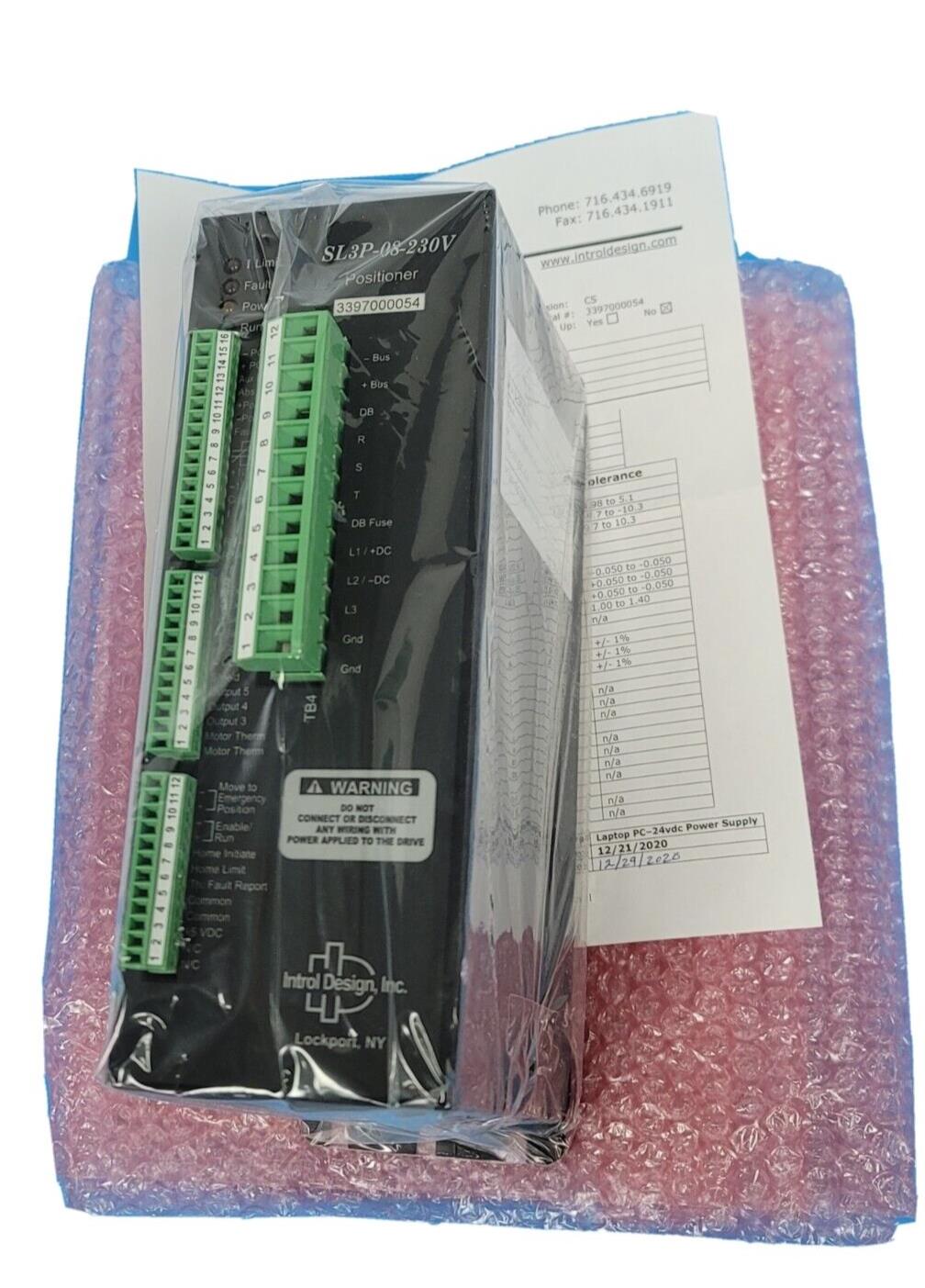 NEW INTROL DESIGN SL3P-08-230V SL3 ServoLoc 3 SERVO CONTROLLER SL3P082 ...