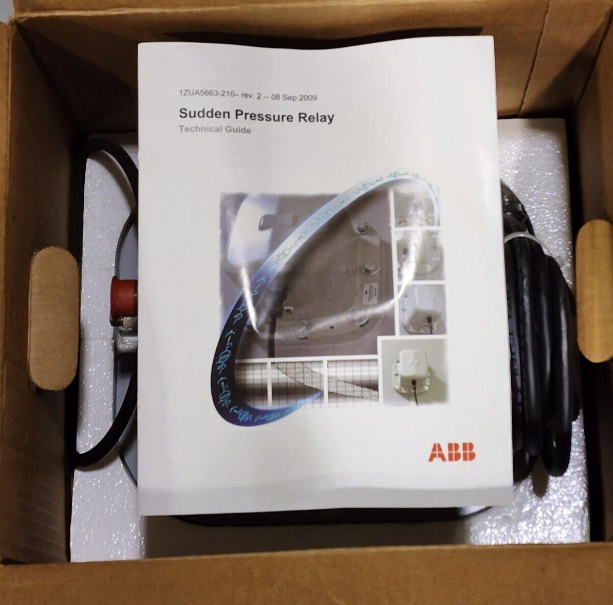 NEW ABB 8524A42G02 SUDDEN PRESSURE RELAY W/ 84'' CABLE — PremiumPLC