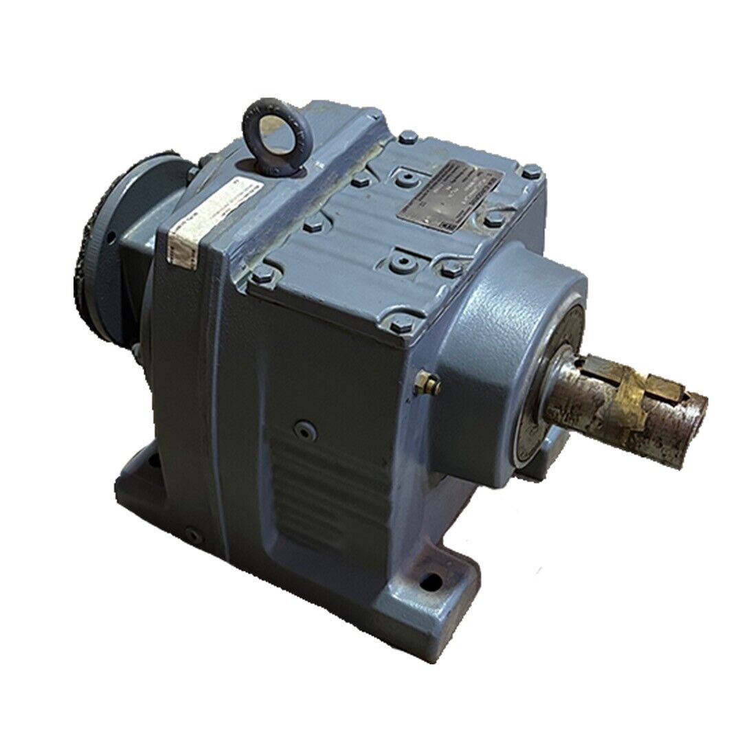NEW SEW-EURODRIVE R87AM143 R SERIES HELICAL GEAR REDUCER 93.38:1 RATIO ...