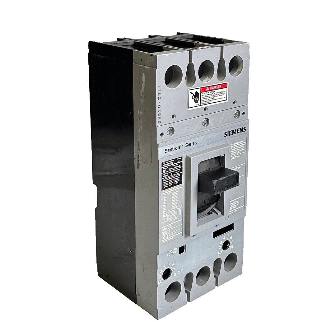 SIEMENS HFD62F250 /A Sentron Series CIRCUIT BREAKER 250A HFD6 FRAME ON ...
