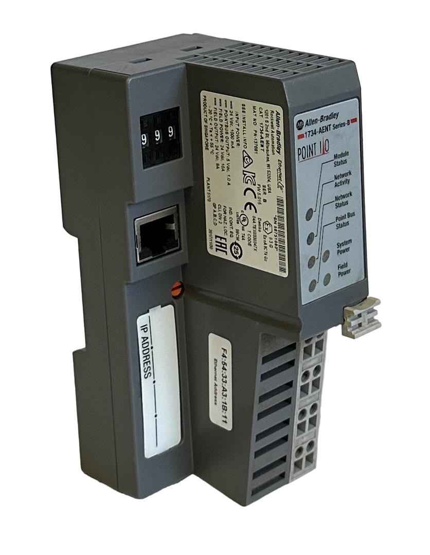 NEW ALLEN BRADLEY 1734-AENT /B POINT I/O EtherNet/IP ADAPTER MODULE 17 ...