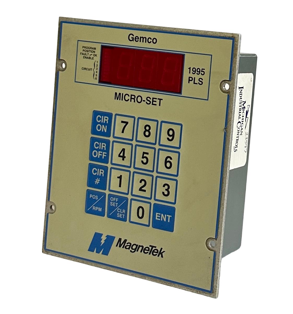 MagneTek GEMCO 1995- PLS MICRO-SET PROGRAMMABLE LIMIT SWITCH LINEAR TR ...