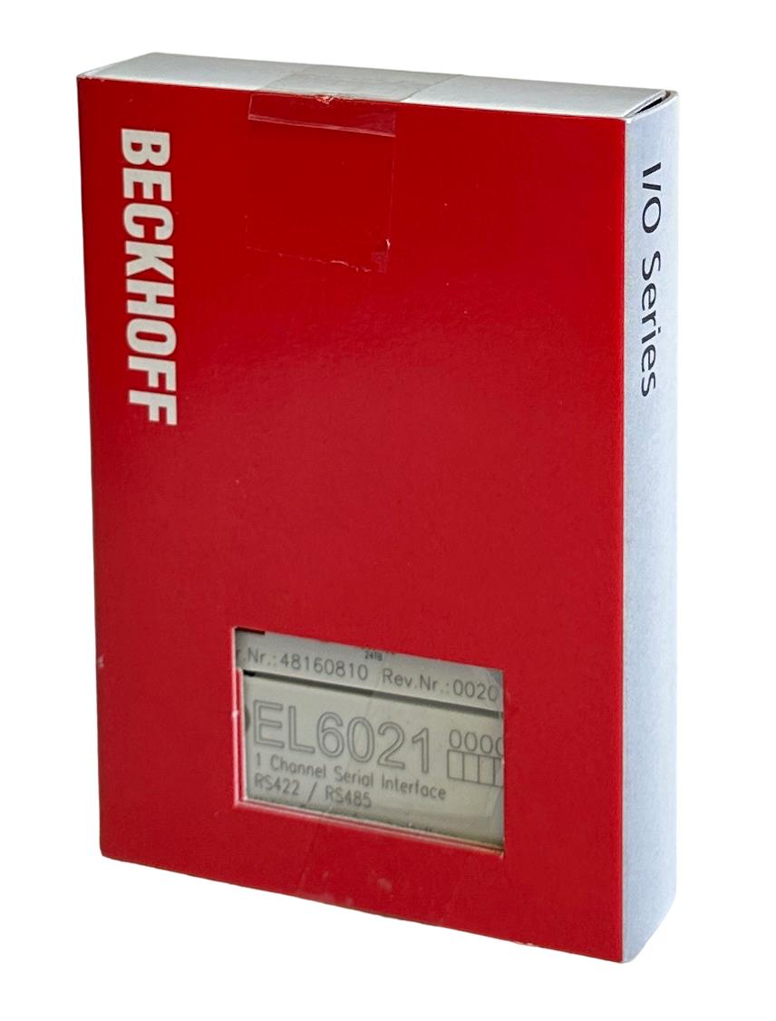 NEW BECKHOFF EL6021 I/O SERIES 1-CHNL SERIAL INTERFACE MODULE RS422/RS ...