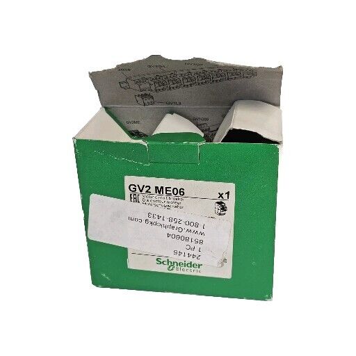 NIB SCHNEIDER ELECTRIC GV2 ME06 MOTOR CIRCUIT BREAKER GV2ME06 — PremiumPLC