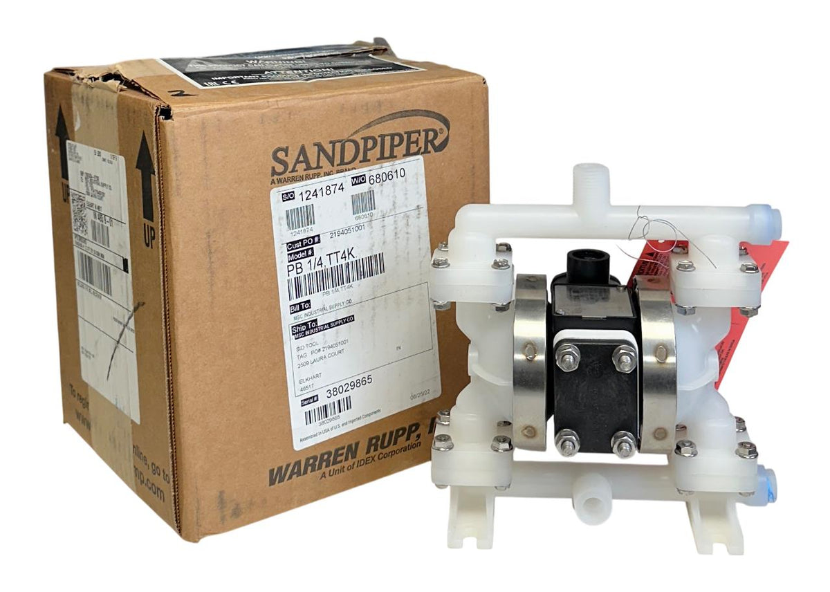 WARREN RUPP SANDPIPER PB1/4,TT4K / PB14TT4K / PB1/4 DIAPHRAGM PUMP 100 — PremiumPLC