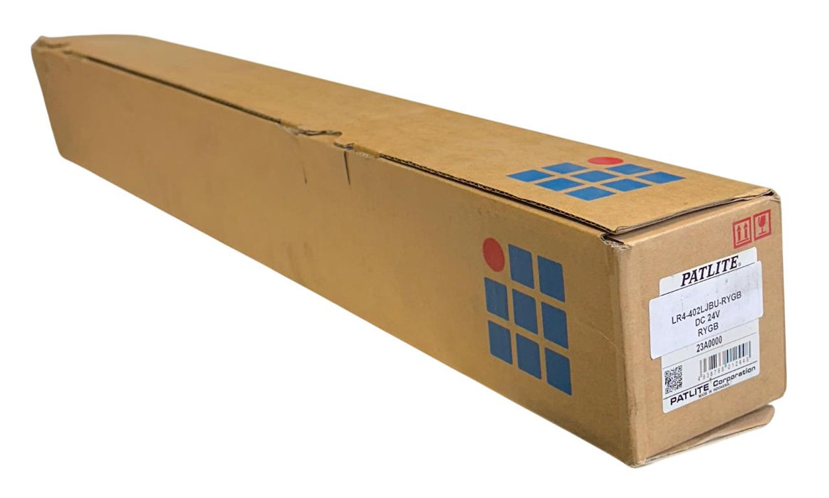 PATLITE LR4-402LJBU-RYGB / LR4402LJBURYGB SIGNAL TOWER STACK LIGHT 24V ...