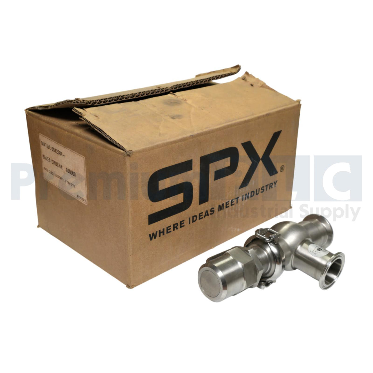 WAUKESHA SPX 60RTTMP-1.5-316L-50 60R SERIES RELIEF VALVE MATL#: 097268 ...