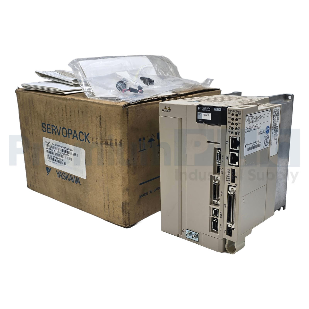 YASKAWA SGDV-180AE1A000000300 SigmaLogic SERVO AMPLIFIER 2KW 200V w/MP — PremiumPLC