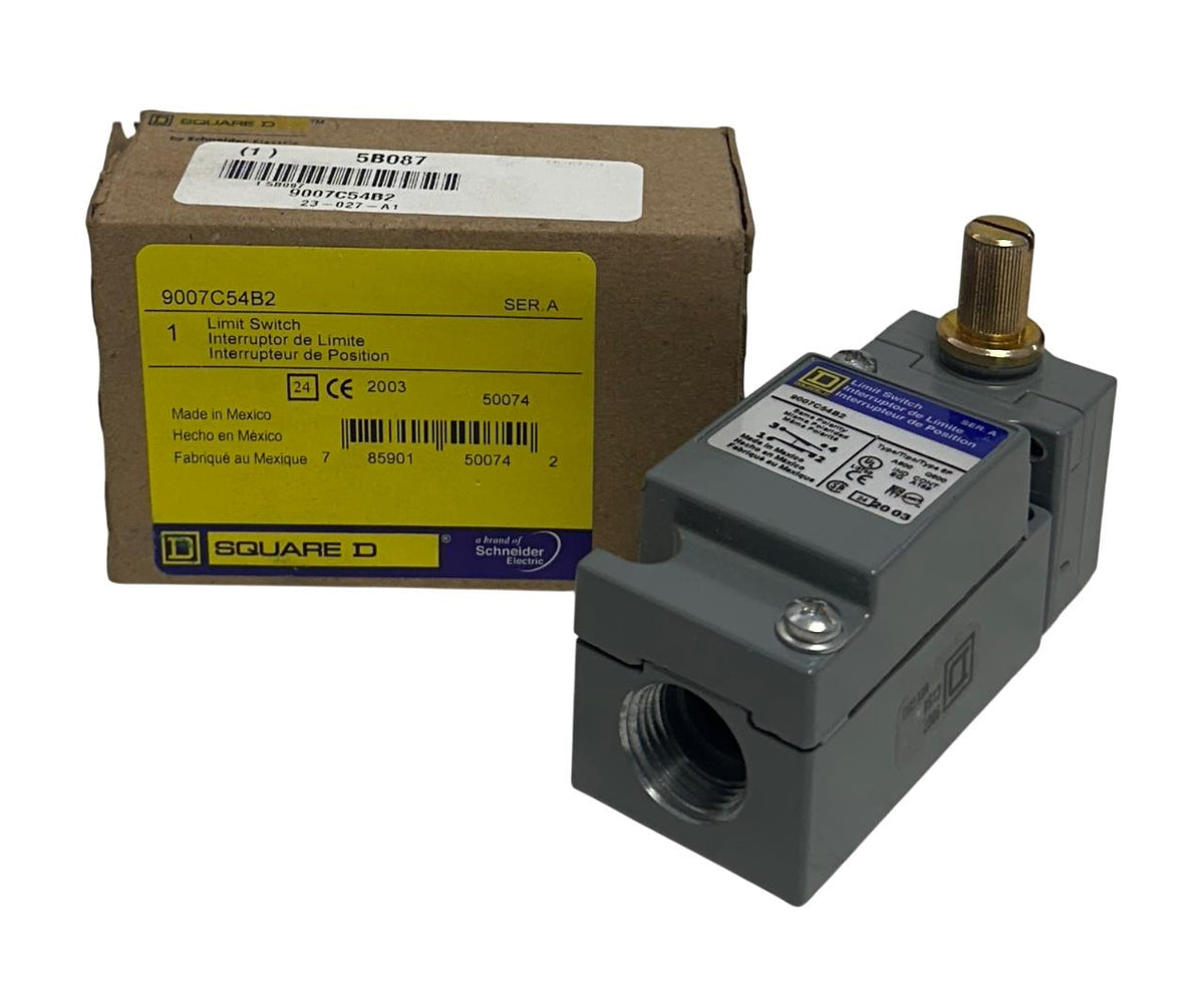 SQUARE D 9007C54B2 /A PLUG-IN LIMIT SWITCH ROTARY ACTUATOR 10A 600V NS ...