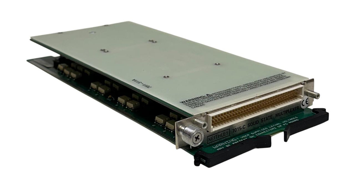 KEITHLEY 7015-C / 7015C SOLID STATE MULTIPLEXER 7011-311A QUAD 1x10 96 ...