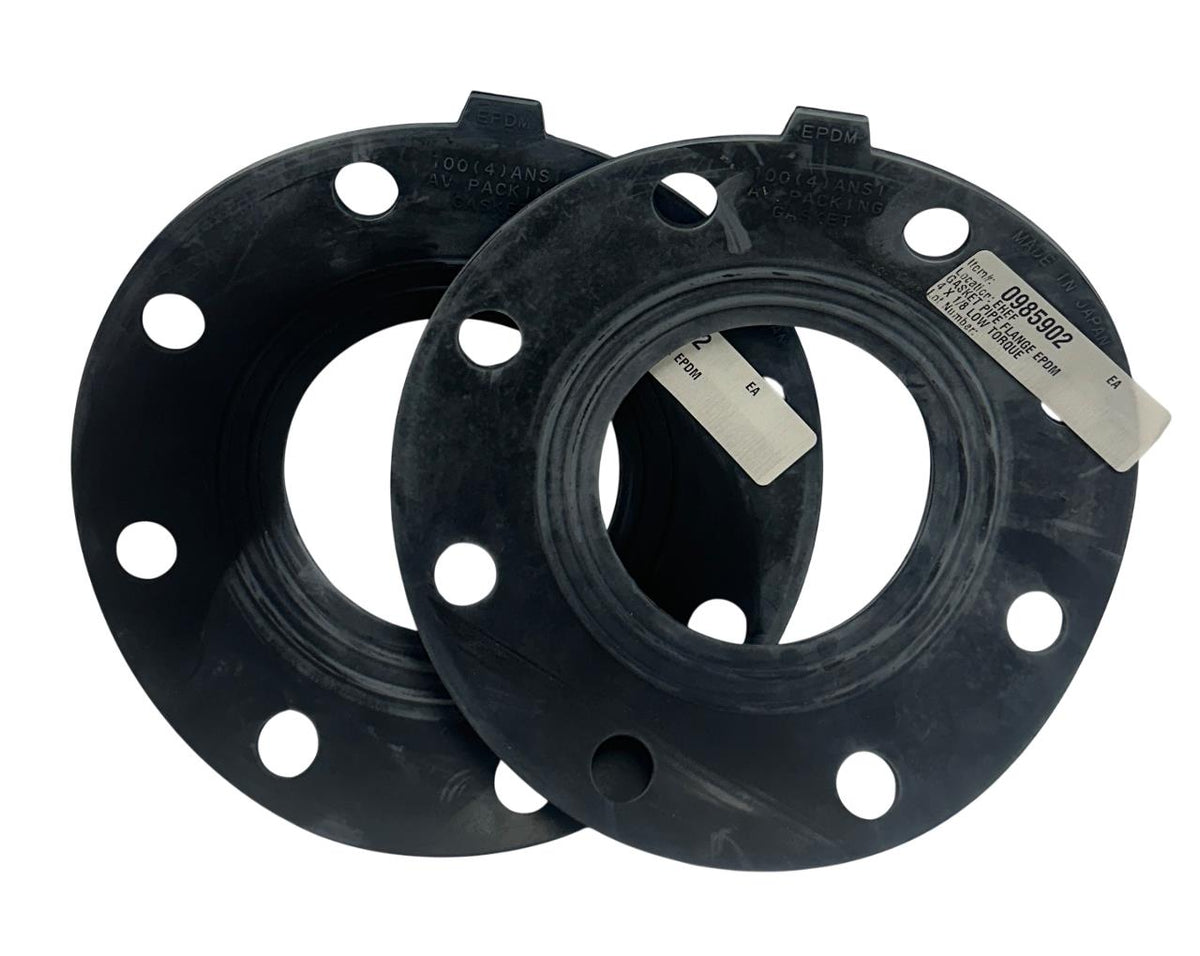 2 ASAHI 100 (4) ANSI AV PACKING GASKETS EPDM OEM 4'' FLANGE LOW-TORQUE ...