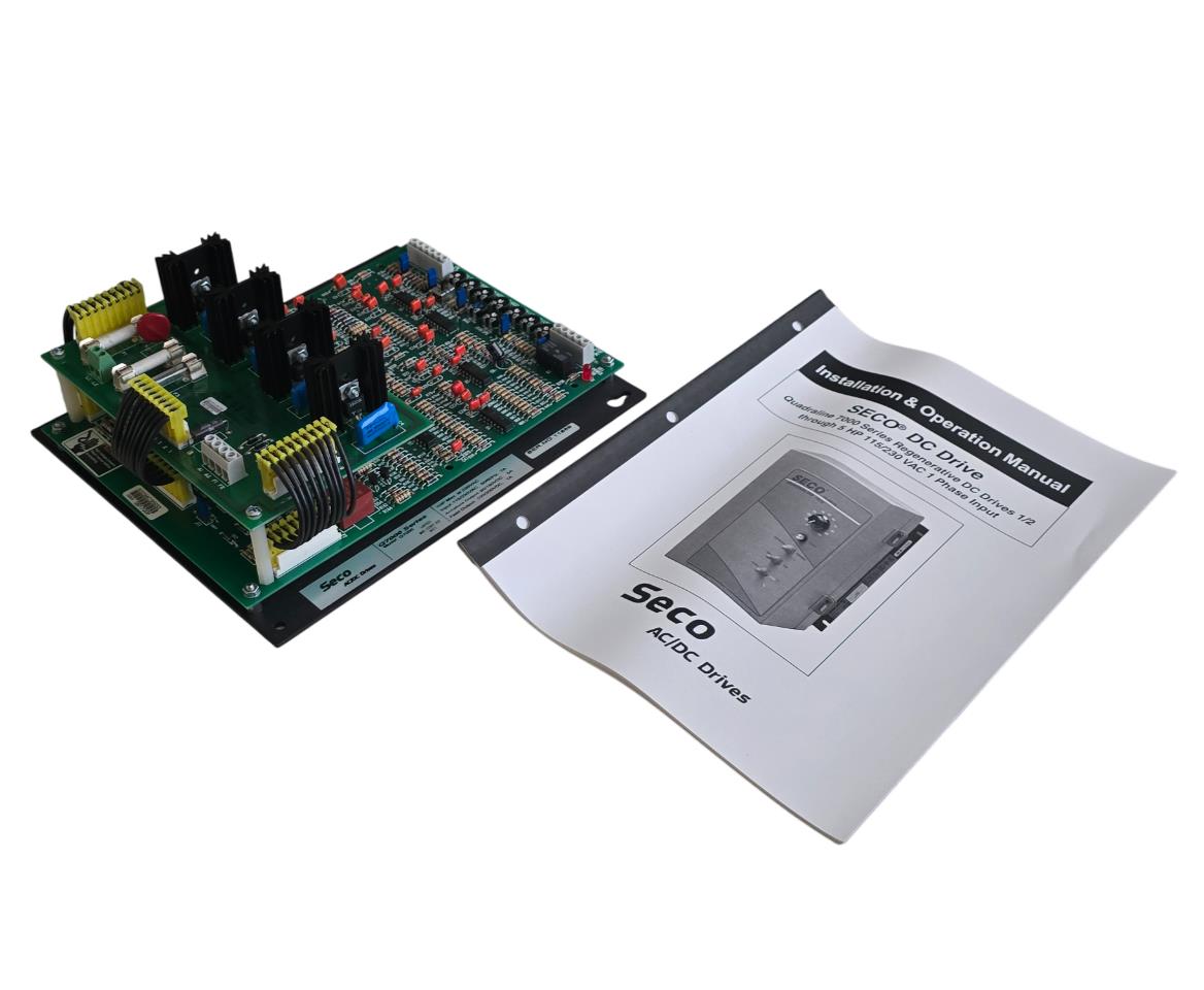 SECO WARNER ELECTRIC Q7006 QUADRALINE 7000 REGENERATIVE DC DRIVE 1HP ...