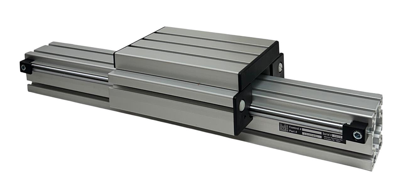 MACRON DYNAMICS 10187001 LINEAR SLIDE RAIL ACTUATOR 26'' *DAMAGED PLAS ...