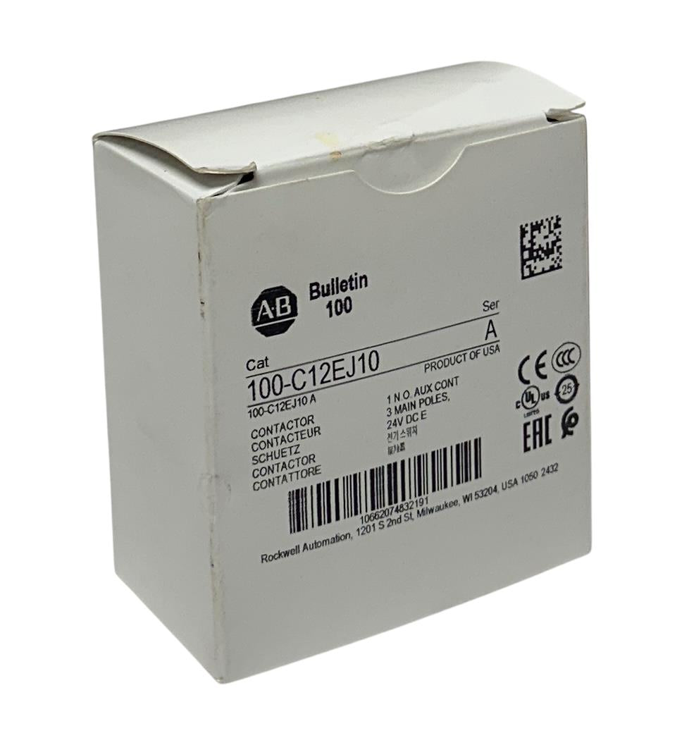 ALLEN BRADLEY 100-C12EJ10 /A BULLETIN 100 CONTACTOR 24VDC 3-POLE OEM N ...