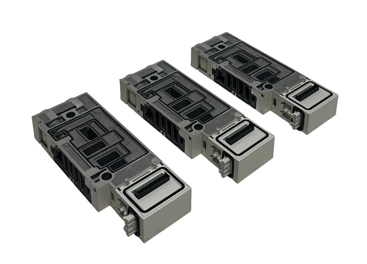 3 SMC VQ-4000 / VQ4000 OEM PNEUMATIC MANIFOLD BLOCK ASSEMBLIES NSNP ...