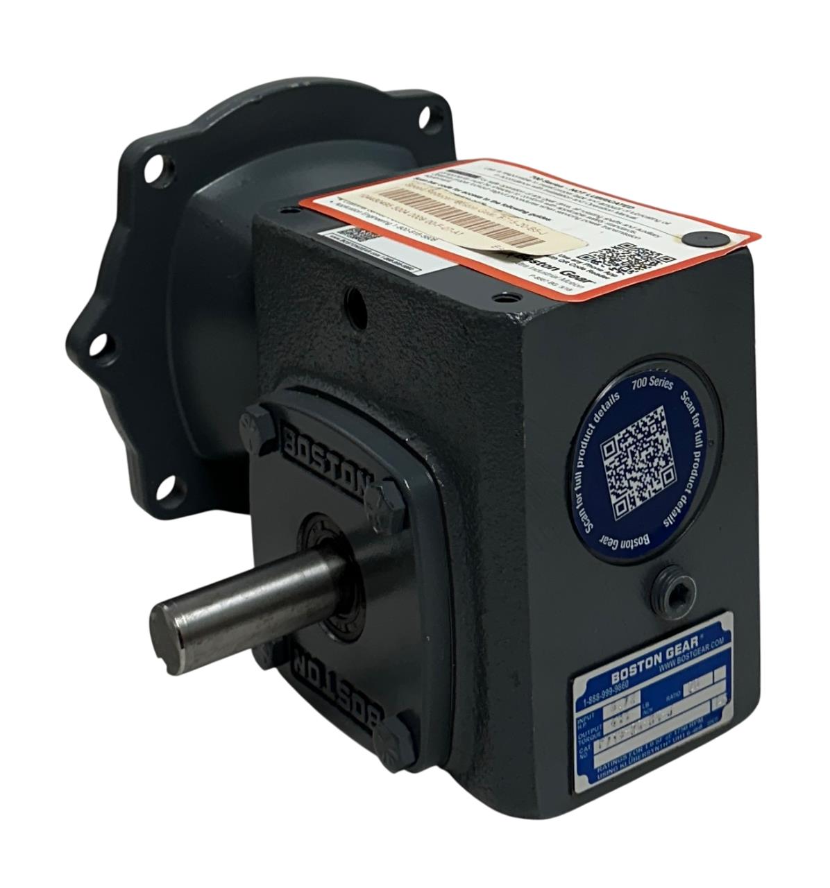 BOSTON GEAR F715-20-B5-J / 51908 RIGHT ANGLE WORM GEAR REDUCER 20:1 RA ...