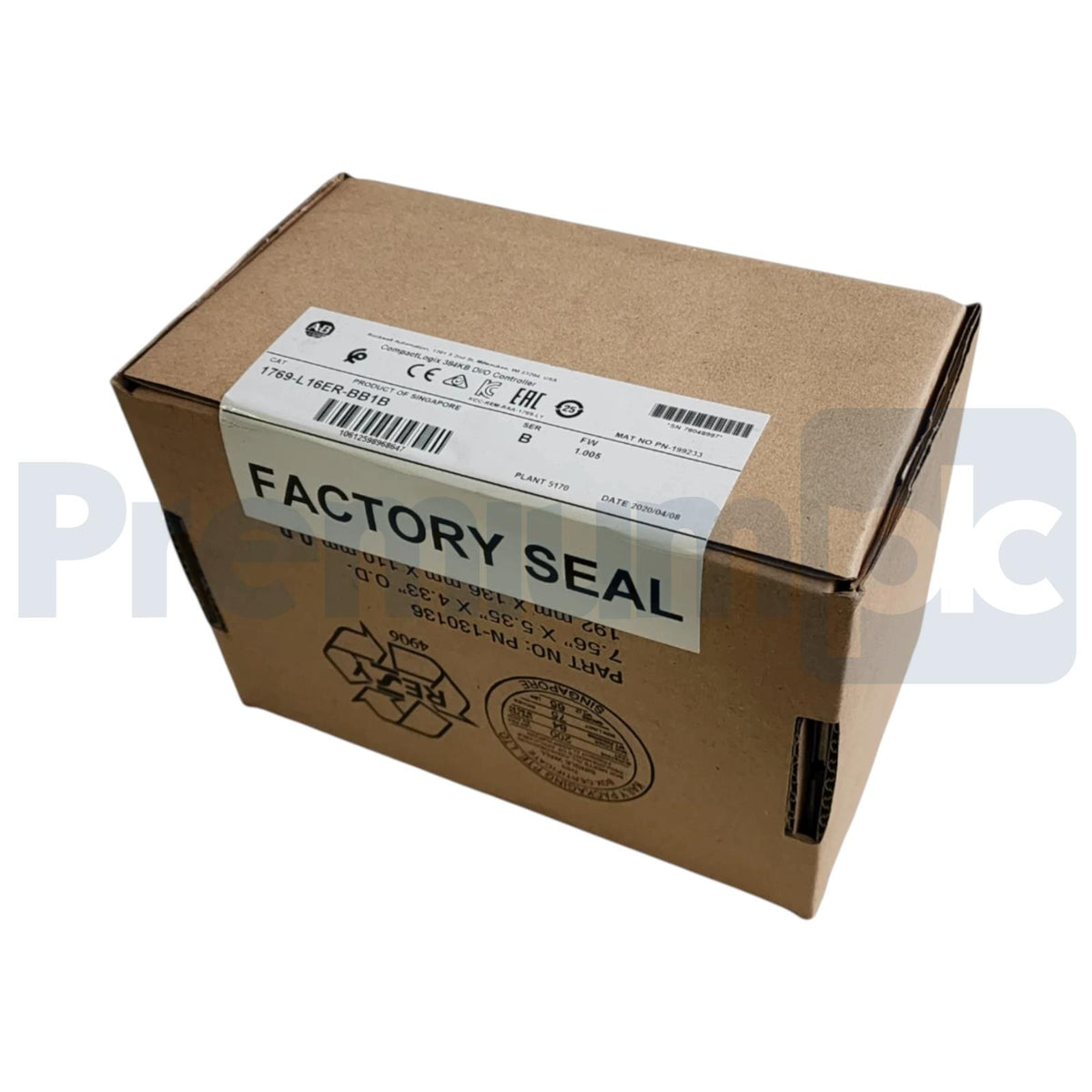 ALLEN BRADLEY 1769-L16ER-BB1B /B CompactLogix L16 CONTROLLER 24VDC, 1G ...