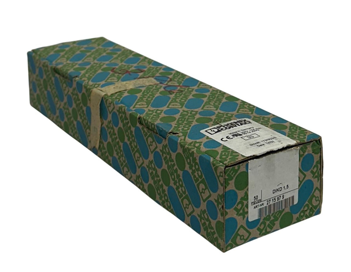 50 PHOENIX CONTACT DIKD 1,5 / 2715979 SENSOR / ACTUATOR TERMINAL BLOCK — PremiumPLC