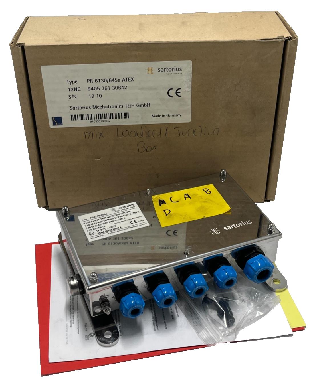 Sartorius PR6130/64SA Hygienic Planar Beam Load Cell 20kg Capacity IP6 ...
