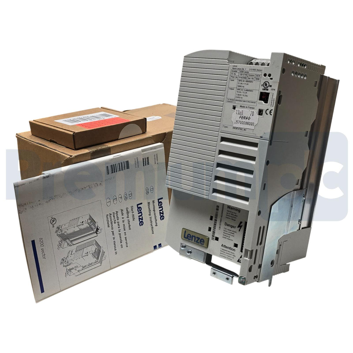 Lenze (FERAG) E82EV752K4C 8200 Vector Inverter 7.5kW 400/500V 3P 13015 ...