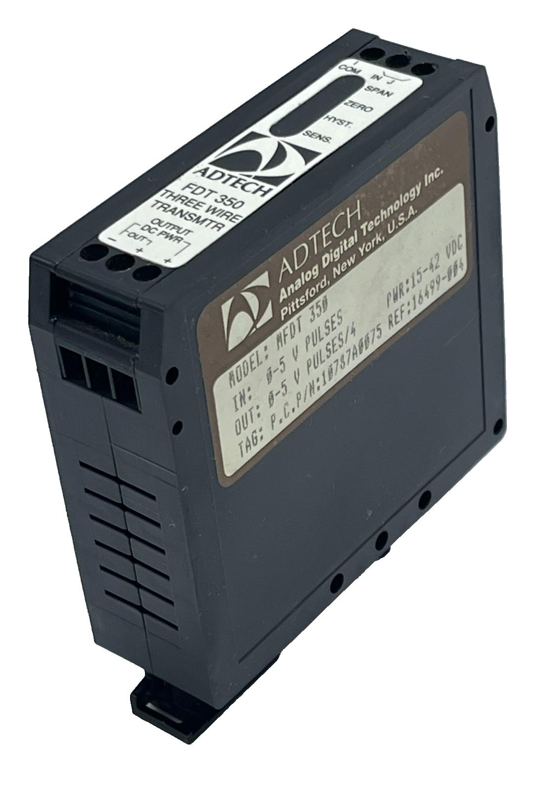 ADTECH MFDT-350 Frequency-to-DC Transmitter FDT-350 3-Wire Signal Conv ...