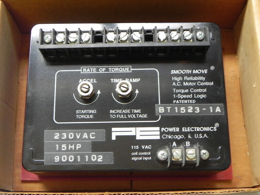 POWER ELECTRONICS BT1523-1A SMOOTH MOVE MOTOR CONTROL — PremiumPLC