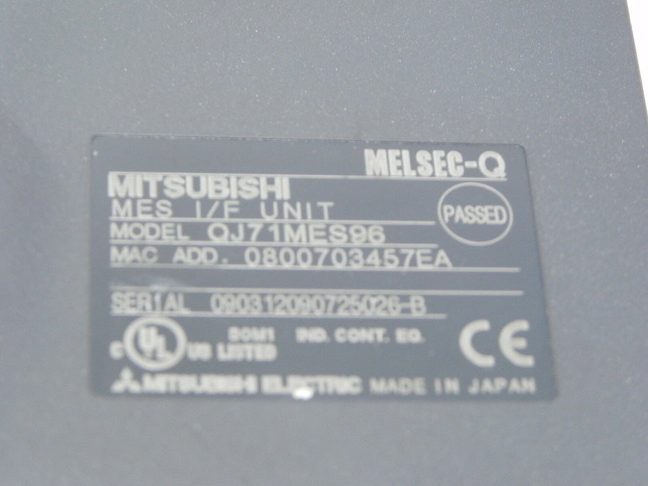 MITSUBISHI QJ71MES96 MES INTERFACE UNIT MELSEC-Q — PremiumPLC