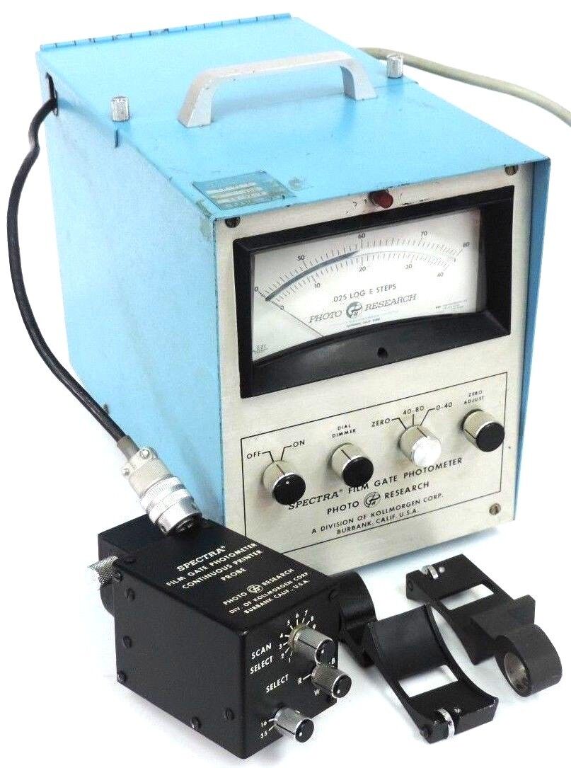 SPECTRA FILM GATE PHOTOMETER W/ CONTINUOUS PRINTER PROBE 900-BH-C-3 ...