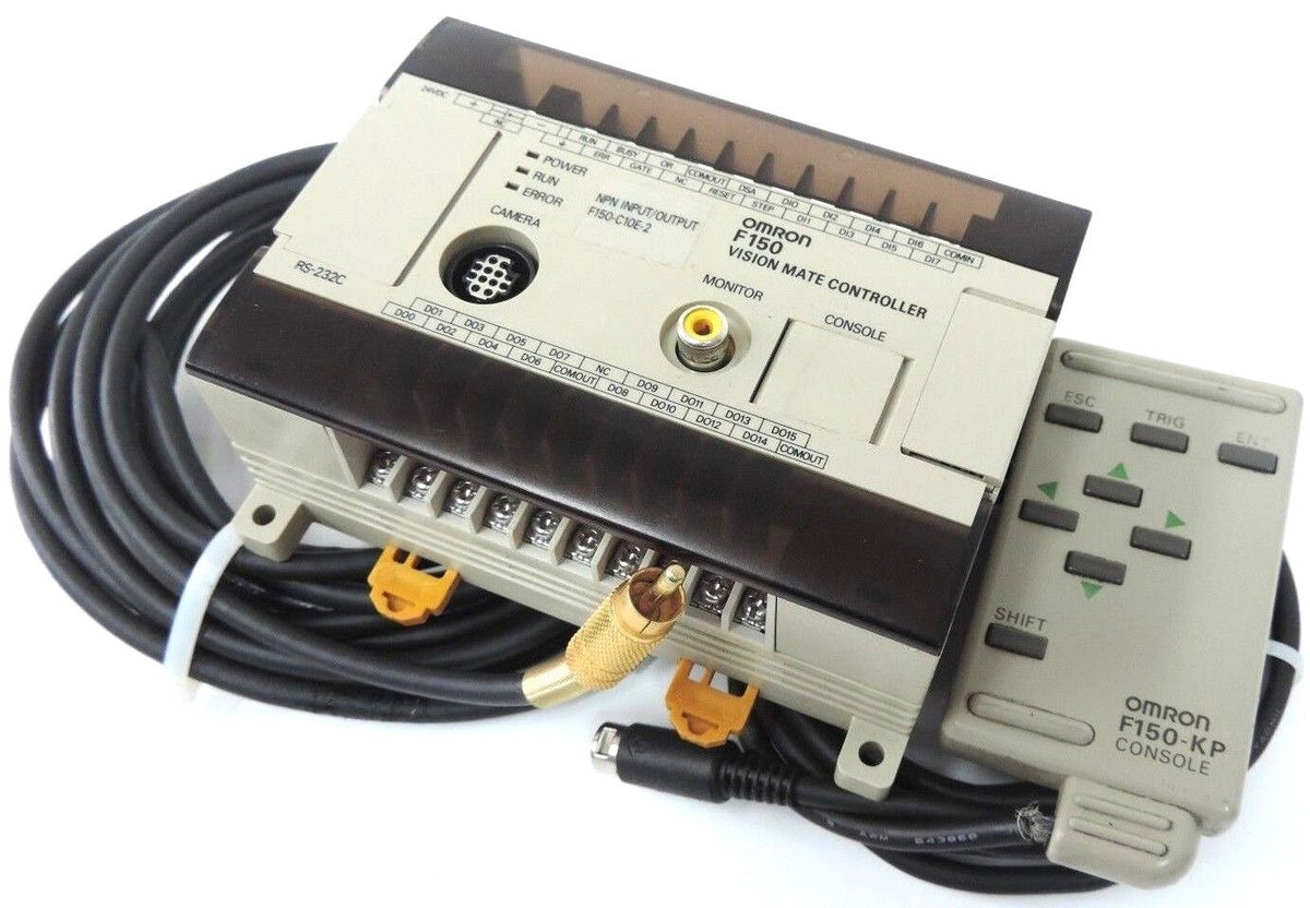 OMRON F150-C10E-2 VISION MATE CONTROLLER & CONSOLE KEYPAD F150-KP, MON ...