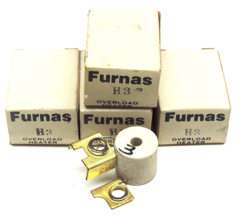 LOT OF 4 NIB FURNAS H3 THERMAL OVERLOAD HEATER ELEMENTS — PremiumPLC